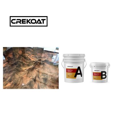 China Cleanable High Build Epoxy Paint Super Gloss Water Based Resins Coatings TDS for sale