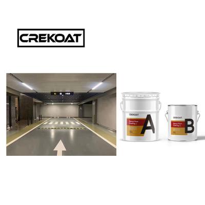 China Crekoat Solvent Based Industrial Epoxy Floor Coating For Domestic Flooring for sale