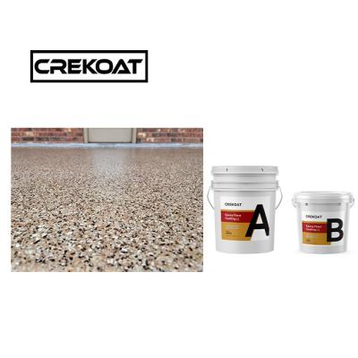 China Roller Polyaspartic Floor Coating Wear Resistance 100% Solids Epoxy Coating 3mm for sale