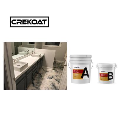 China Odorless Pure Anti Slip Epoxy Floor Coating Low Viscosity Zero VOC for sale