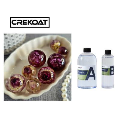 China Crystal Clear Art Jewelry River Tables Epoxy Resin Low Viscosity Scratch Resist for sale