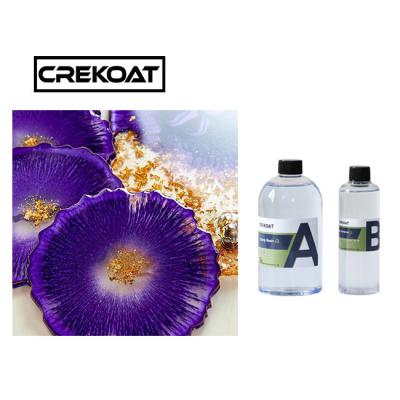 China 2 Component High Gloss Clear Cast Epoxy Resin For Art Bar Tables Tumbler for sale