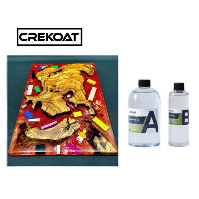 China Fast Drying DIY Art Craft Epoxy Resin For Wood Quick Shiny Gloss Finish for sale