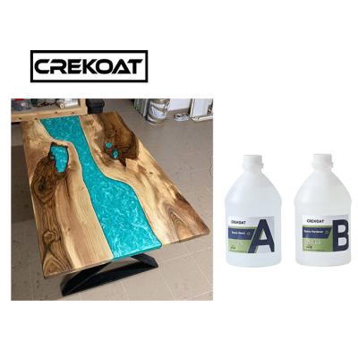 China Bubble Free Casting Deep Pour Epoxy Resin For Table Self Leveling Crystal Clear for sale