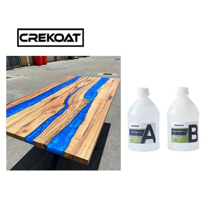 China 4 Inches Thick Casting Resin Epoxy For Table Single Pour Crystal Clear for sale