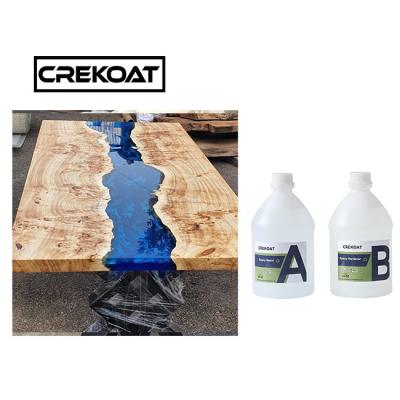 China 1 Gallon River Tables Deep Pour Epoxy Resin Mold Castings Clear for sale