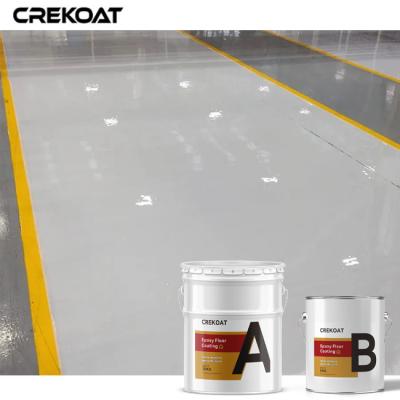 China 100% Solid Decorative Garage Floor Coatings High Gloss Transparent Epoxy Resin for sale