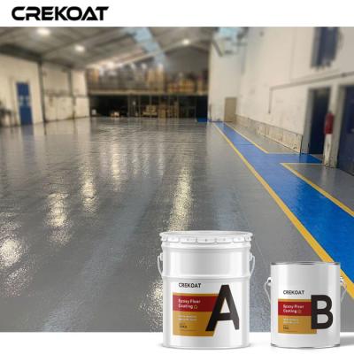 China Heavy Traffic Industrial Epoxy Floor Coating For Warehouses Parking Lots for sale