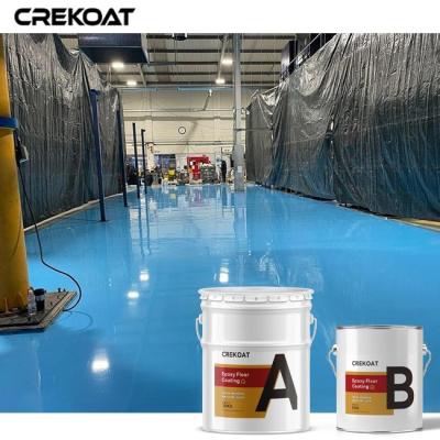 China No Peeling Resin Industrial Epoxy Floor Coating Maintenance Free For Concrete for sale