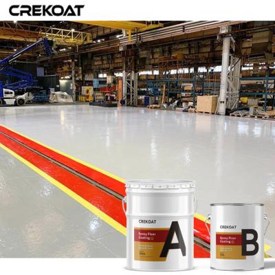 China Chemical Resistant Industrial Epoxy Floor Coating Withstand High Temperatures for sale