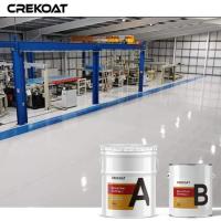 China Seamless Water Based Epoxy Floor Coating Resistance To Chemicals Oils Stains for sale