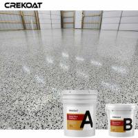 China Anti Slip Flake Epoxy Coating Garage Epoxy Resin Flooring With Flakes for sale