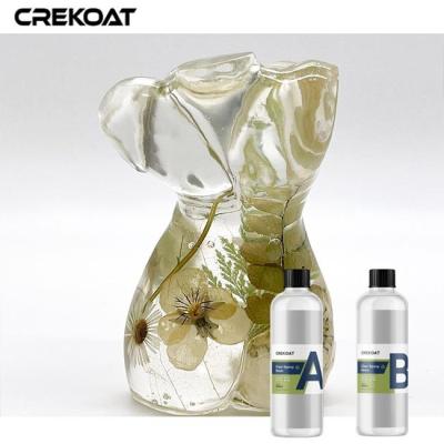 China Heat Resistant Crystal Clear Two Part Clear Resin For Ocean Diorama Crafting for sale