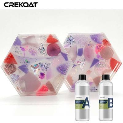 China Decorative Art Pouring Clear Epoxy For Crafting Exquisite Resin Jewelry for sale
