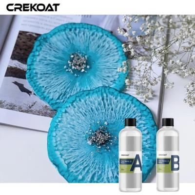 China 1:1 Clear Epoxy Resin Coating Casting Floor Tabletop With Color Pigments for sale