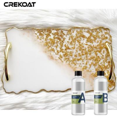 China Self Degassing 1:1 Transparent Epoxy Resin For DIY Art Tabletop Coating Mold Casting for sale