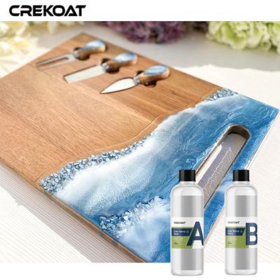 China High Gloss Art Clear Epoxy Resin UV Protection 1:1 Mixing Ratio By Volume for sale