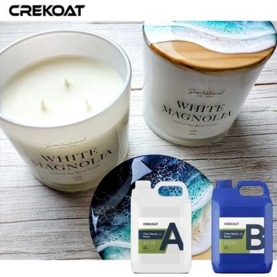 China High Transparency Sanding Clear Epoxy For Resin Coaster Set Production for sale