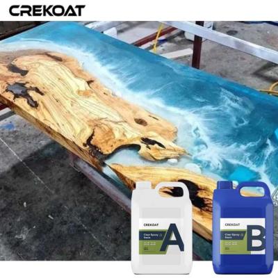 China Bubble Free Clear Pourable Resin Crystal Epoxy Table Precise Clarity And Depth In Crafted Artworks for sale