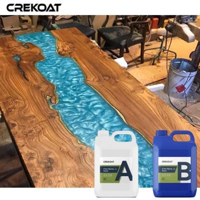 China Odor - Free Crystal Clear Art Resin Epoxy For Resin River Table Projects for sale