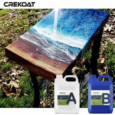 China Low Toxicity Clear Epoxy Resin For Countertops Indoor Enhance Art'S Depth for sale