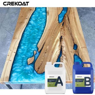 China Table Top Deep Pour Epoxy Resin Coatings Quick Drying Heat Release for sale