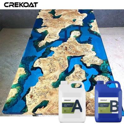 China Clear Glassy Deep Pour Epoxy Resin Resists Scratching And Yellowing for sale