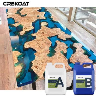 China Slow Curing Deep Pour Epoxy Resin 2 Parts 55mm Thick Resist Chemicals for sale