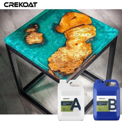 China Non Toxic Deep Pour Epoxy Resin For Casting Encapsulation Wood Tables for sale