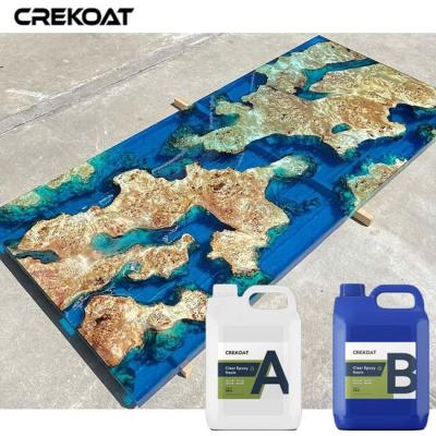 China UV Resistance Deep Pour Epoxy Resin Self Leveling High Heat Resistance for sale