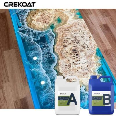 China 10CM Deep Pour Epoxy Resin River Tables Casting Resin With Liquid Dye for sale