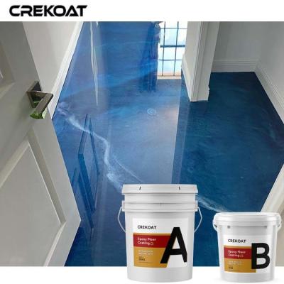 China Metallic Pearl Epoxy Resin Floor Coating For Homes Offices Showrooms for sale