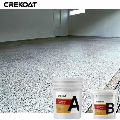 China Commercial Spaces Epoxy Flake Floor Coating Innovative Resistant To Water for sale