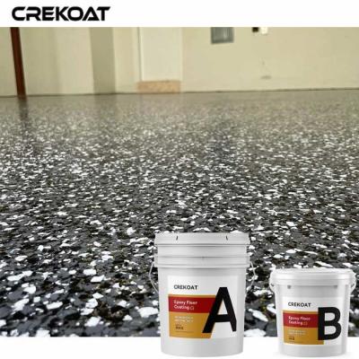 China Residential Epoxy Flake Floor Coating Customizable For Hospital for sale