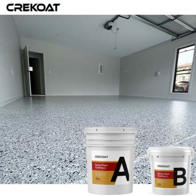 China Low Maintenance Garage Floor Flake Epoxy Anti Abrasion Non - Toxic for sale