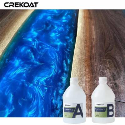 China Clear Non Yellowing Epoxy Resin Provides Durable Scratch-Resistant Surface for sale