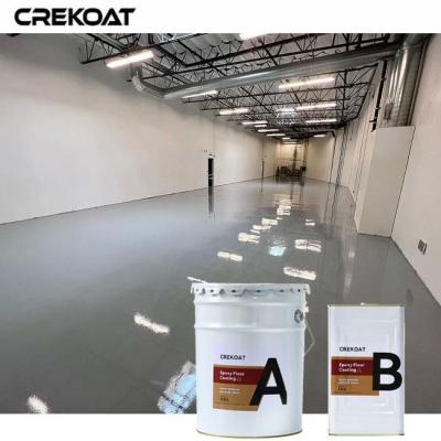 China Non-Conductive Industrial Epoxy Floor Coating With Quartz Or Flakes For Added Texture for sale