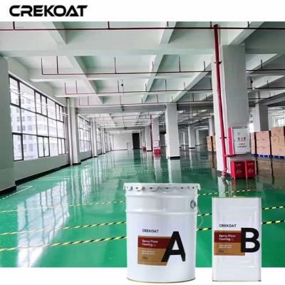 China Heavy-Duty Industrial Epoxy Floor Coating Decorative Durable Option For Commercial Spaces for sale