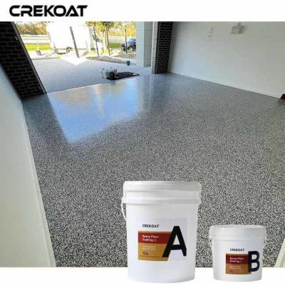 China Transparent Polyaspartic Garage Coating Vibrant Color Adhesive To Concrete for sale