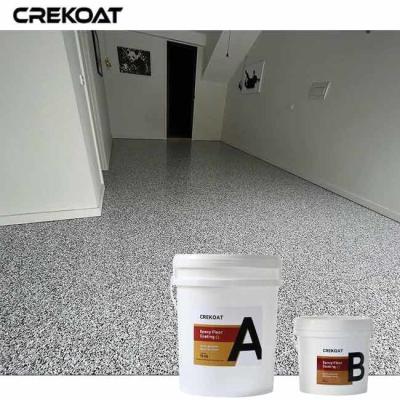 China Epoxy Polyaspartic Concrete Coating With Decorative Flakes Quartz For A Unique Look for sale