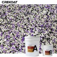 China Multi-Layer Epoxy Flake Floor Coating Featuring UV Stability For Indoor And Outdoor for sale