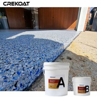China Anti-Corrosive Properties Blue Flake Epoxy Floor  For Industrial for sale