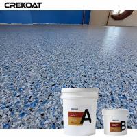 China TC2001 Epoxy Resin Full Broadcast Chip Epoxy Flake Floor Coating For Unique Texture Patterns for sale