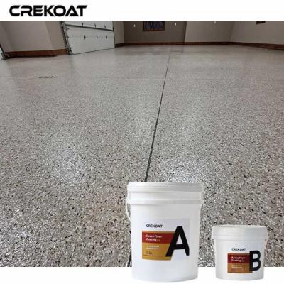 China High Moisture Tolerance Flake Concrete Floor Coating For Damp Environments for sale