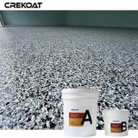 China TC2001 Epoxy Resin Full Broadcast Chip Epoxy Flake Floor Coating For Unique Texture Patterns for sale