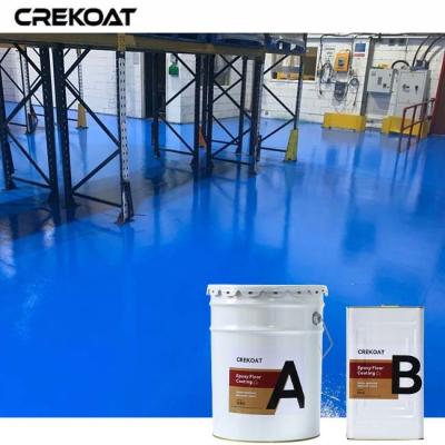 China High-Gloss Indoor Epoxy Flooring Coating Provide A Sleek Mirror-Like Appearance for sale