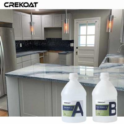 China High Gloss Table Top Epoxy Resin Self-Degassing To Minimize Air Bubbles for sale