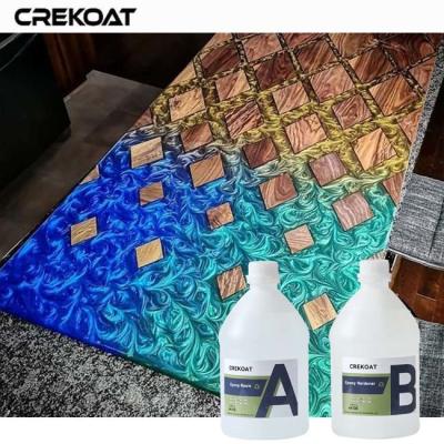 China UV Protection Art Clear Resin Offers A Sleek Polished Look For Custom Tabletops for sale