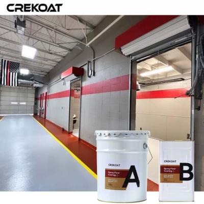 China Quick-Dry Water-Based Epoxy Floor Coating with 5:1 Mix Ratio and 12 Months Shelf Life in 20Kg/Bucket for sale