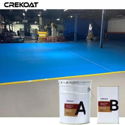 China 100% Continuous Surface Self-Leveling Epoxy Floor Coating with 5:1 Mix Ratio and 12 Months Shelf Life for sale